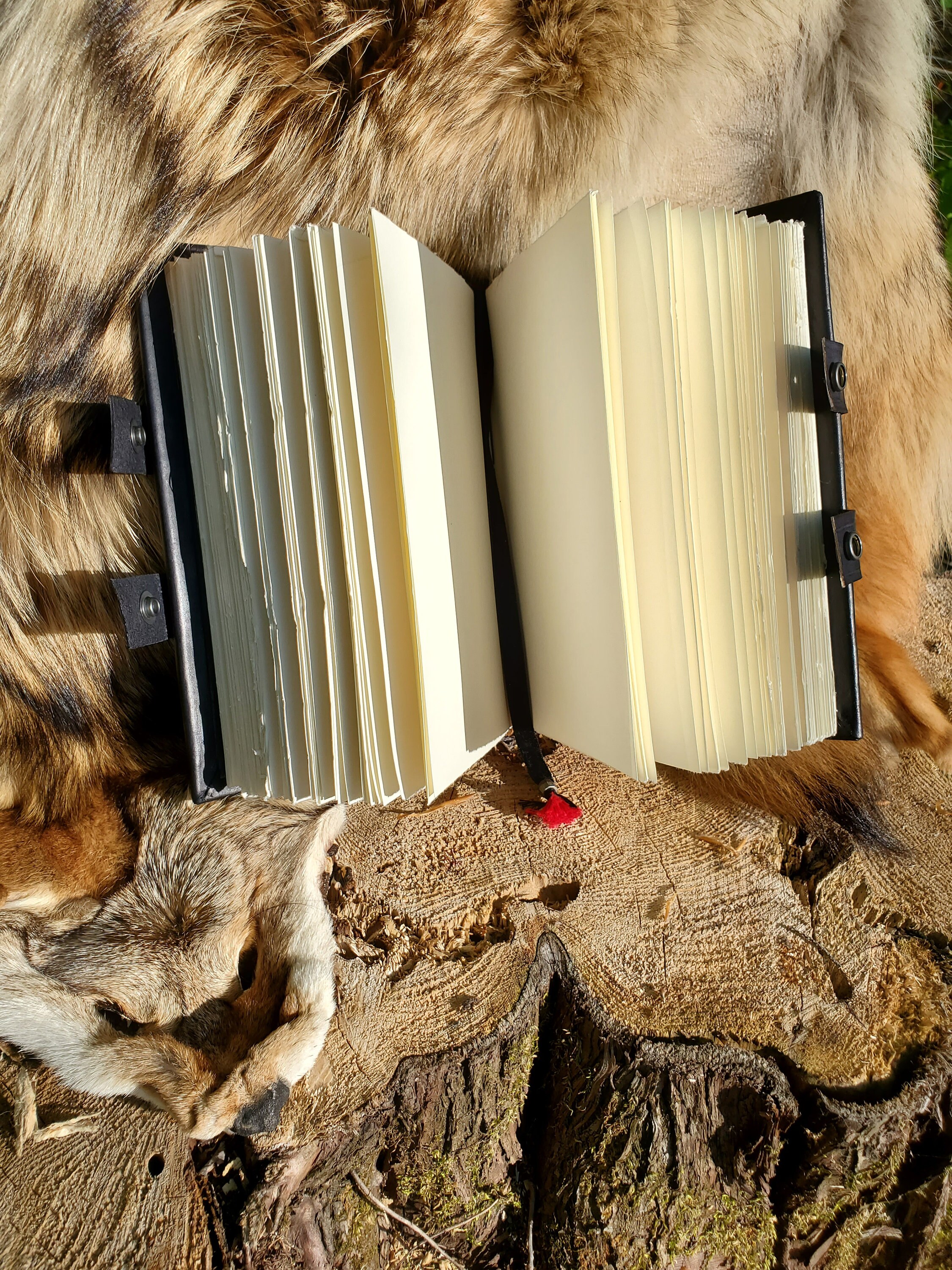 GRIMOIRE SPELLBOOK NOTEBOOK Magic Spells Journal Witchcraft Larp ...