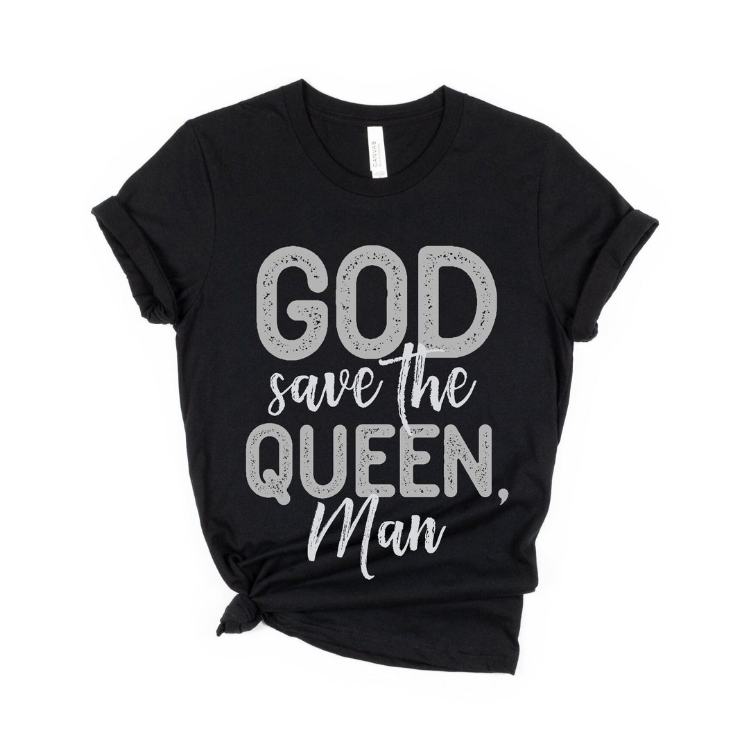 God Save the Queen Man Tee Shirt, Joe Biden Funny Gaffe Tshirt, Biden T ...