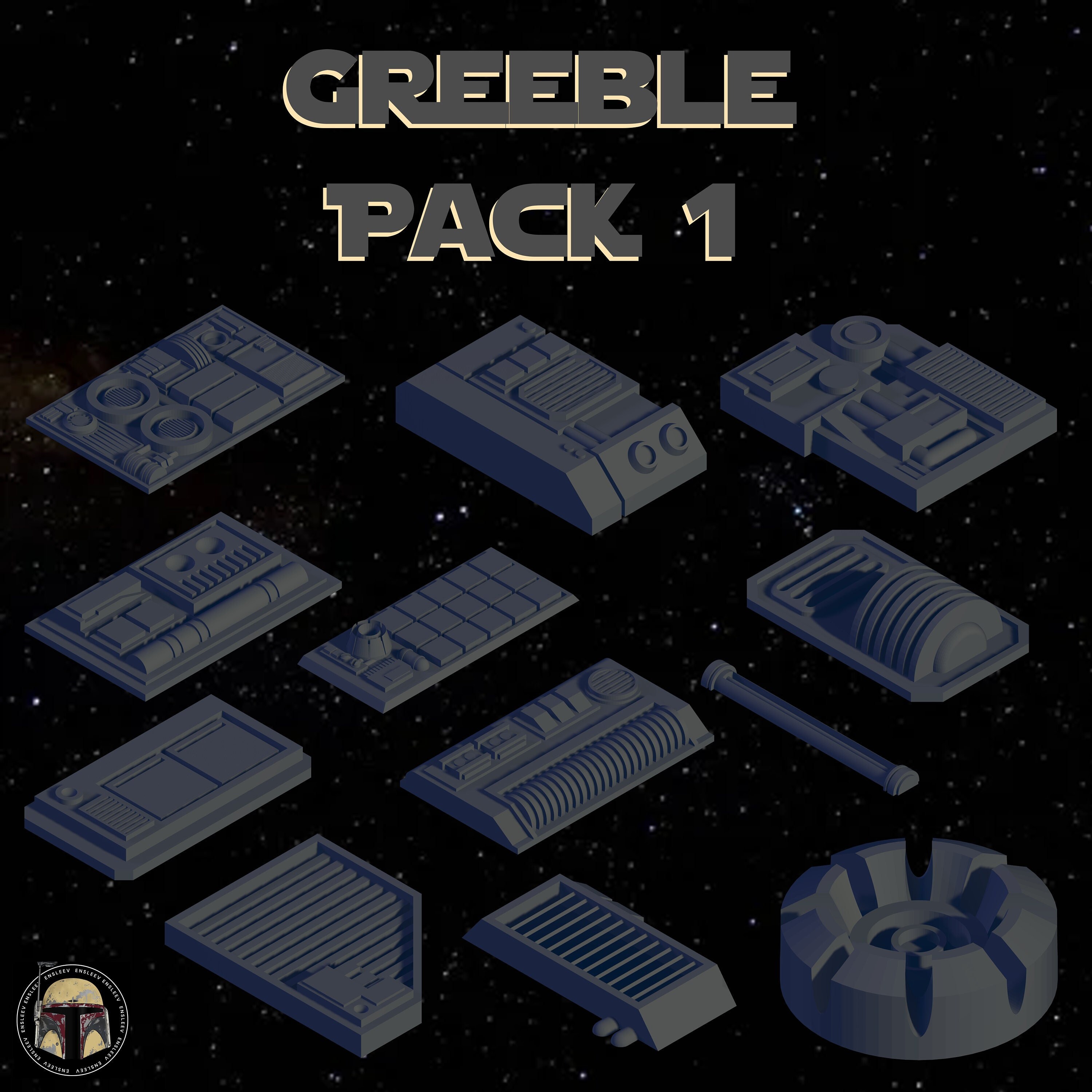 Ensleev's Greeble Pack 1 - Etsy