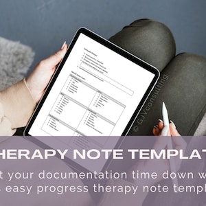 Therapist Progress Note Template- Note Template Therapy Note Counseling Note - Etsy