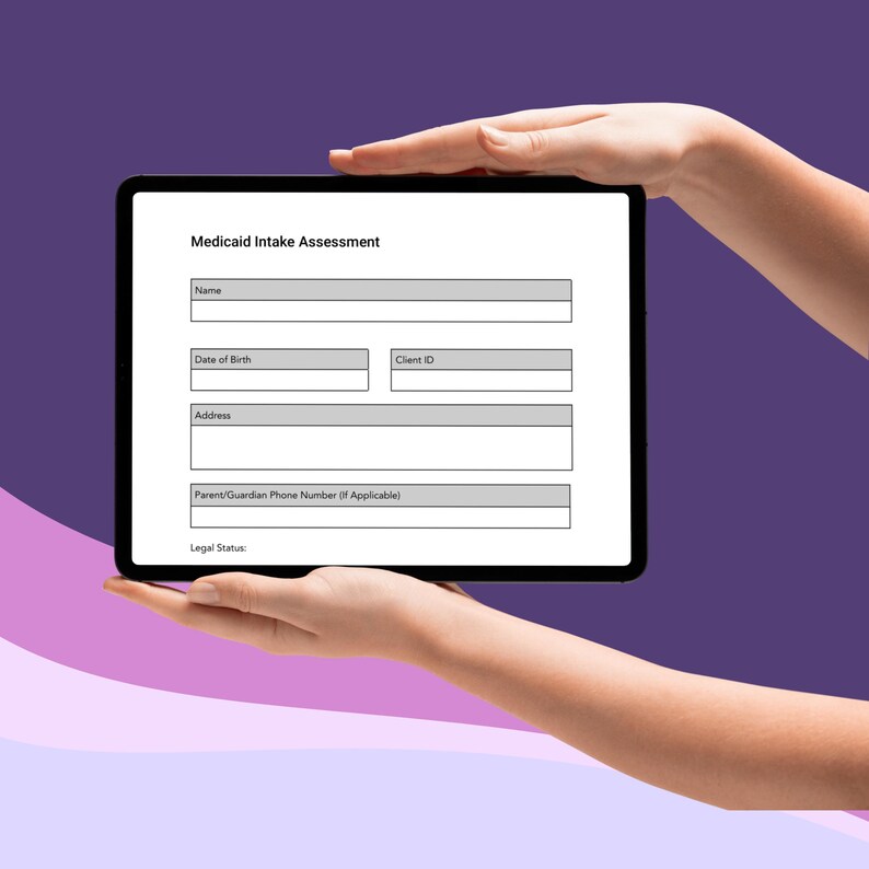 Therapy Intake Assessment Template | First Session Form | Medicaid ...