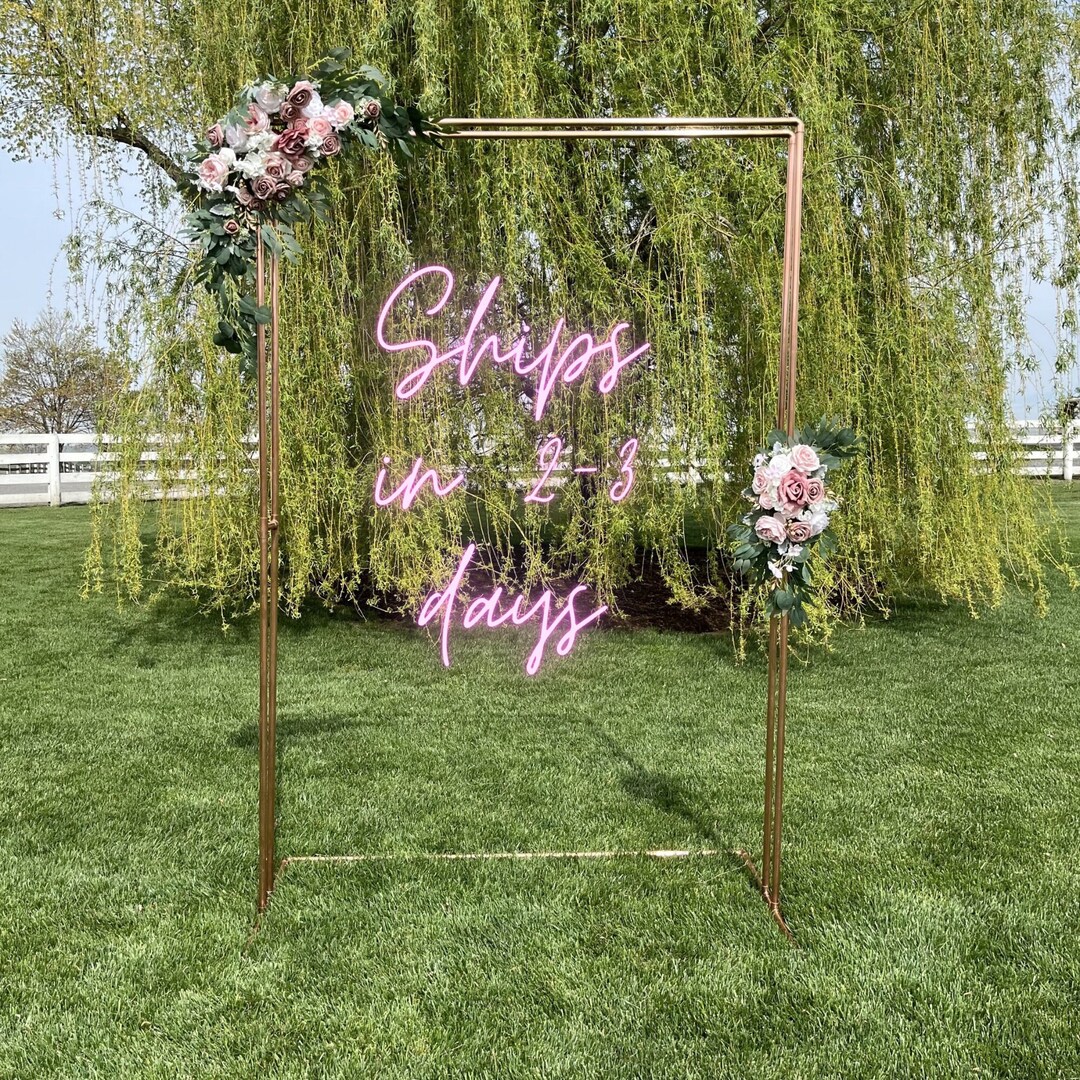 Copper Arch - Backdrop, Stand, Arbor for Weddings, Events, Parties ...