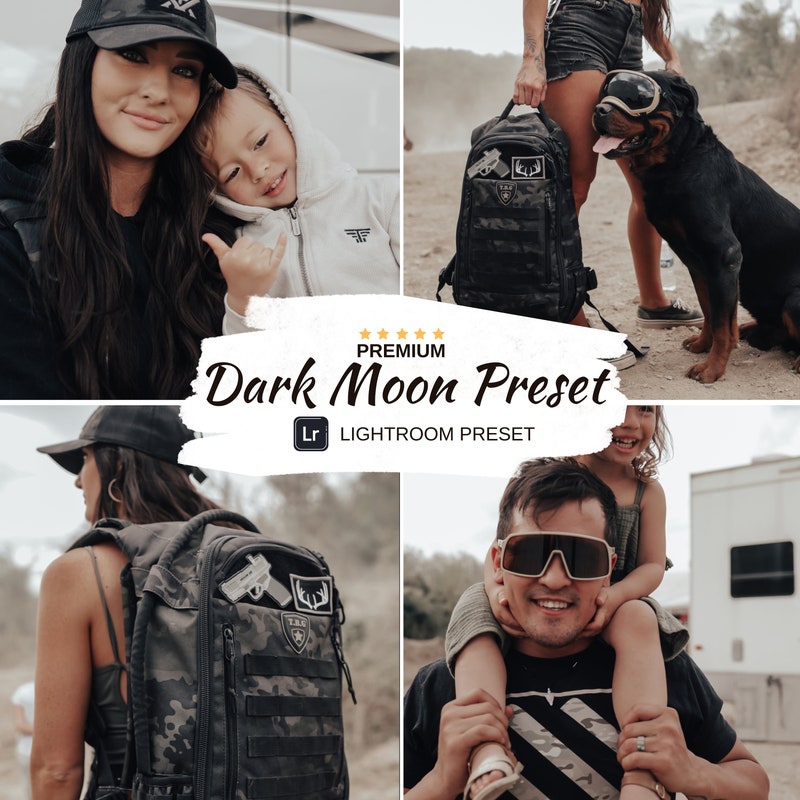 Dark Preset - Etsy