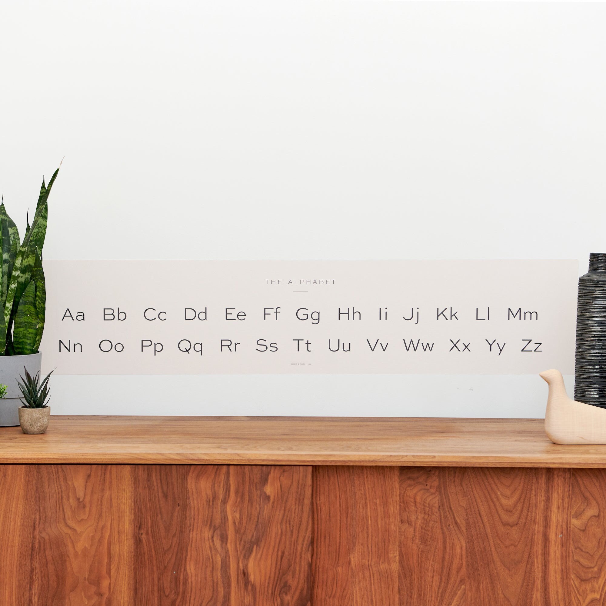 The Alphabet Decal Alphabet Poster ABC Print Educational - Etsy