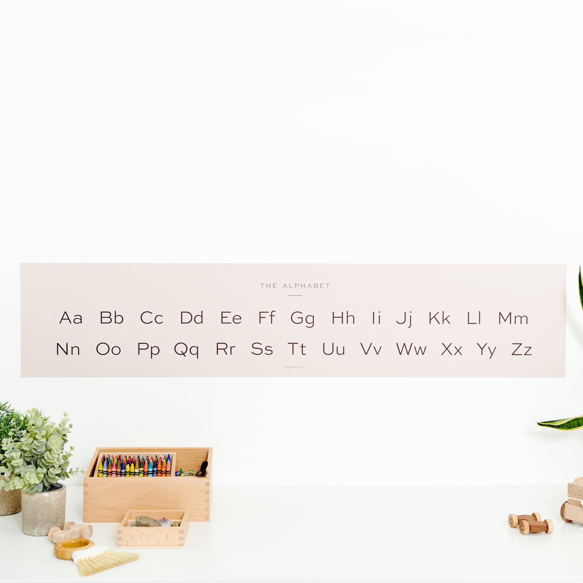 The Alphabet Decal Alphabet Poster ABC Print Educational - Etsy