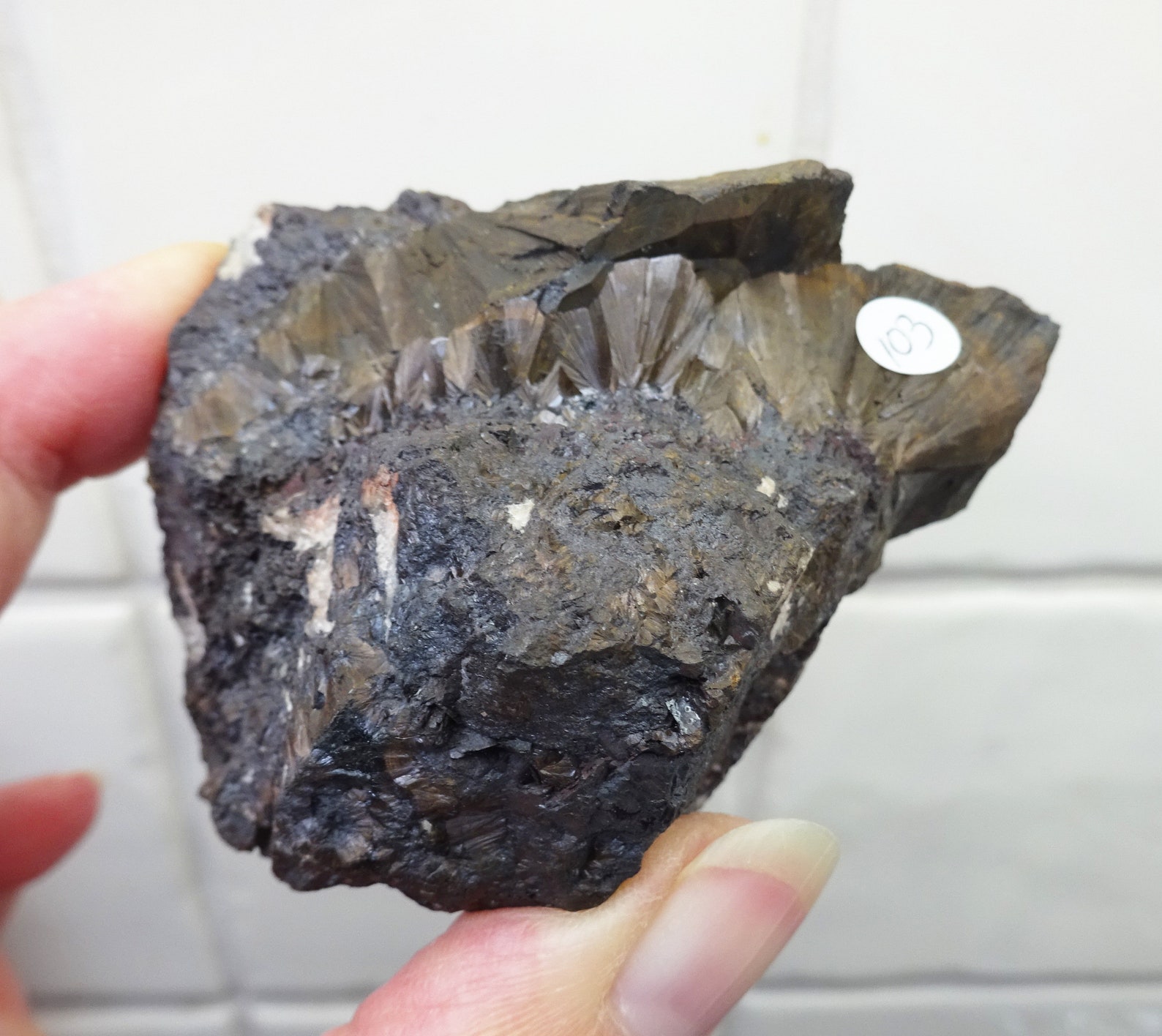 Goethite - Restormel Royal Iron Mine, Cornwall, UK. Cornish Mineral ...