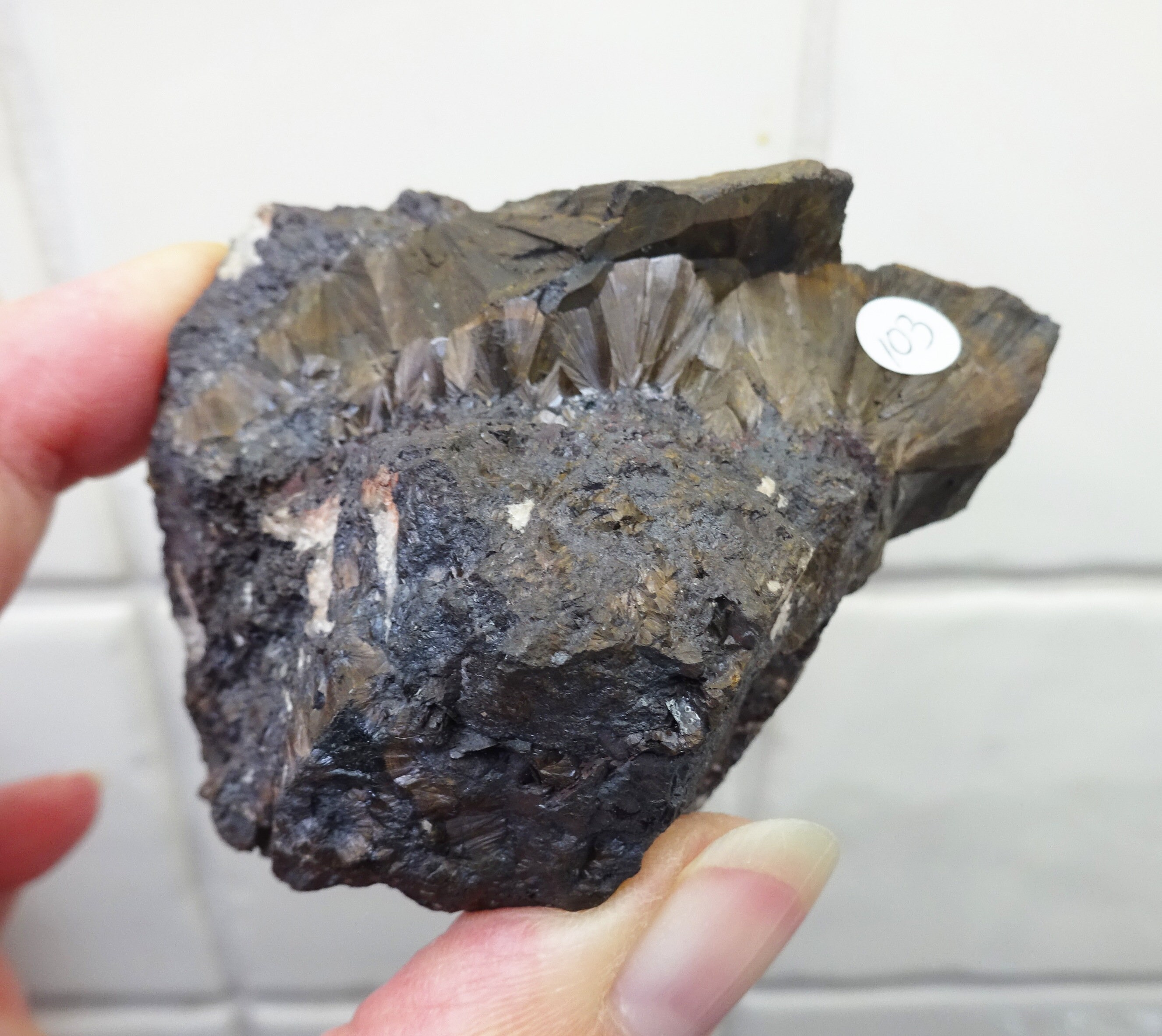 Goethite - Restormel Royal Iron Mine, Cornwall, UK. Cornish Mineral ...