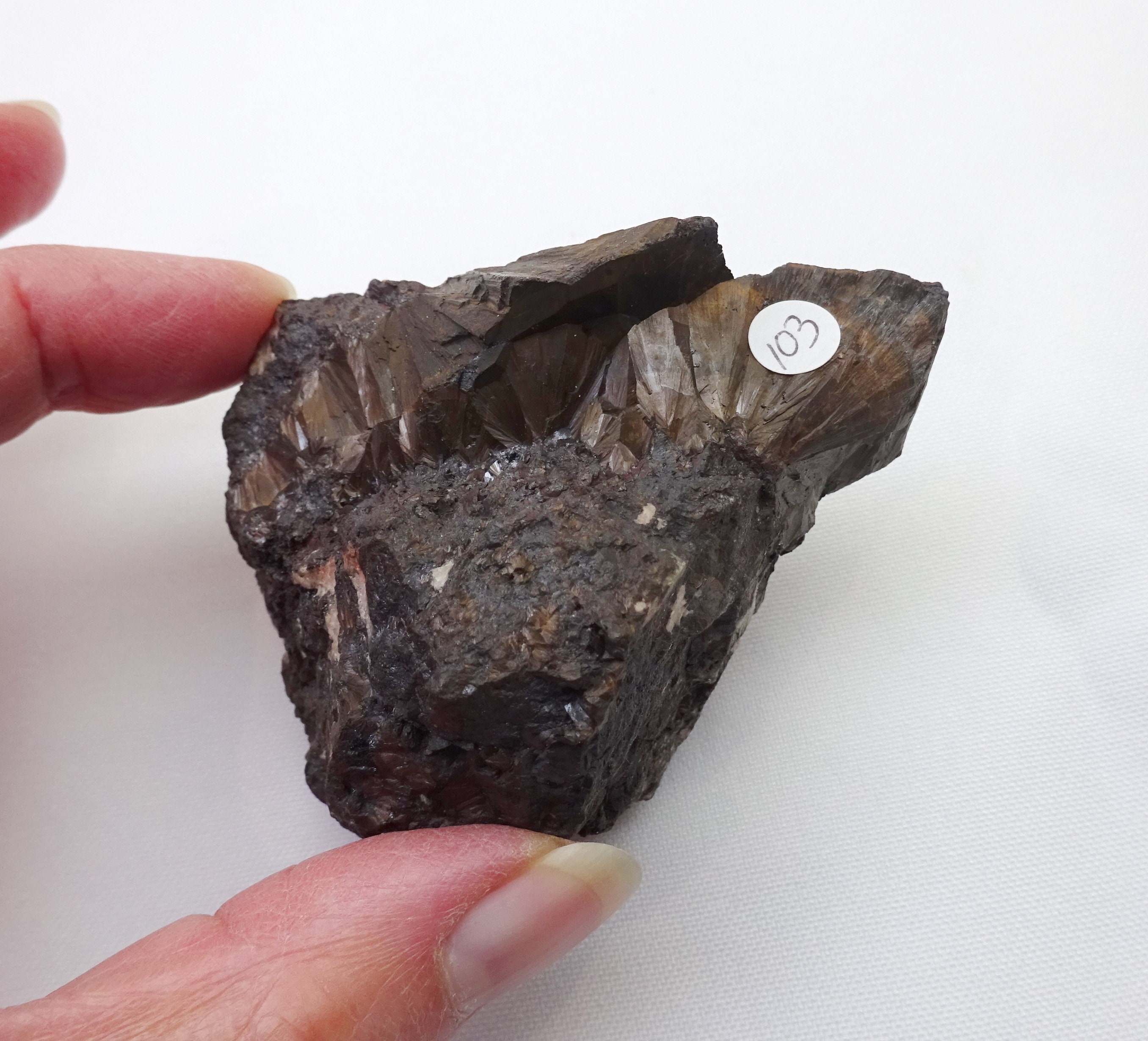 Goethite - Restormel Royal Iron Mine, Cornwall, UK. Cornish Mineral ...