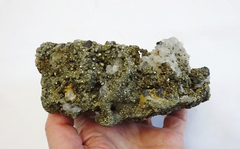 Cornish Iron Pyrite & Quartz, Cornwall UK. Provenance the Levers ...