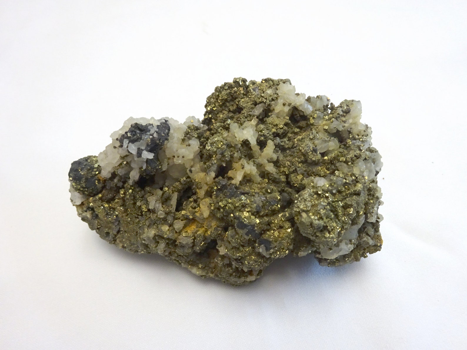 Cornish Iron Pyrite & Quartz, Cornwall UK. Provenance the Levers ...