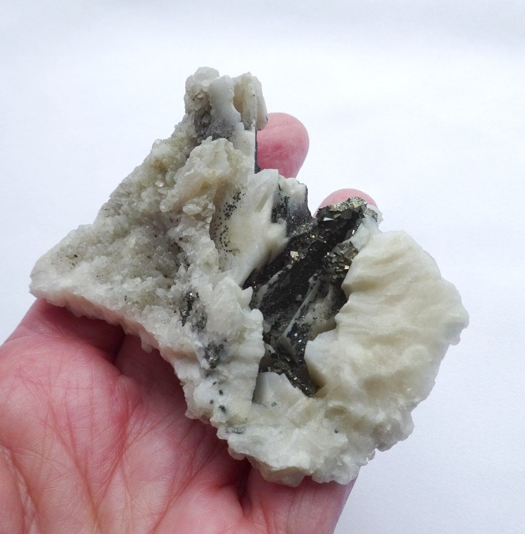 Interesting Calcite, Pyrite and Epimorphs After Baryte, Cornwall ...