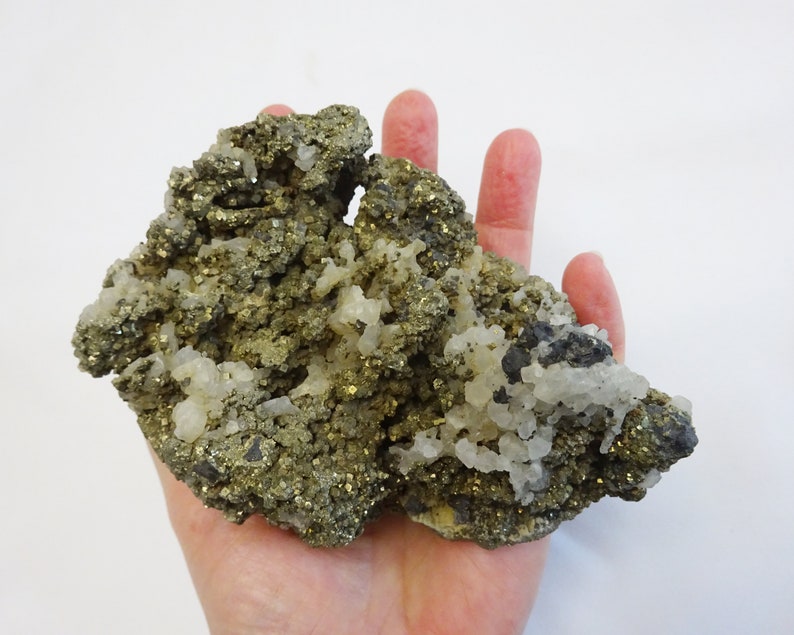 Cornish Iron Pyrite & Quartz, Cornwall UK. Provenance the Levers ...