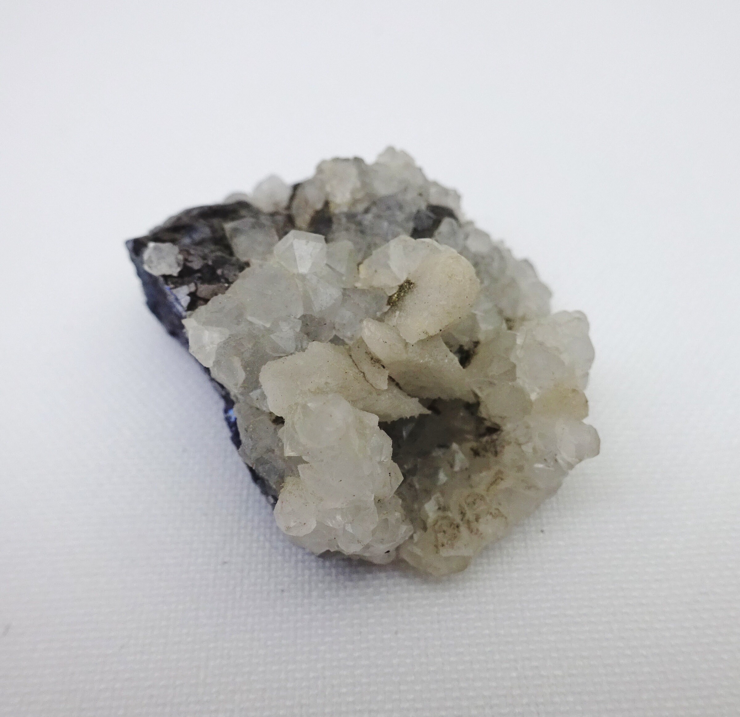 Quartz on Galena Specimen From Herodsfoot Mine, Cornwall, Small ...