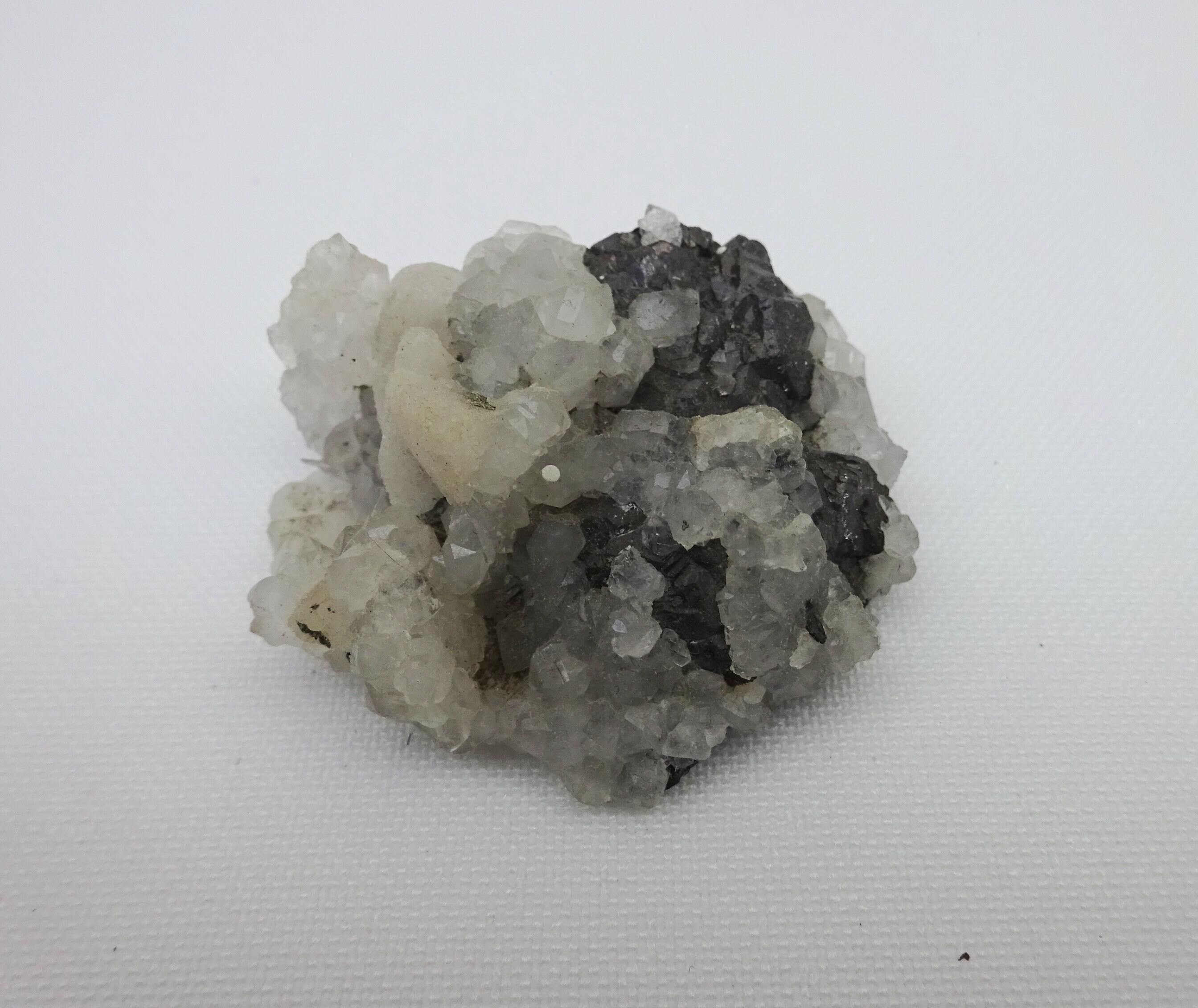 Quartz on Galena Specimen From Herodsfoot Mine, Cornwall, Small ...