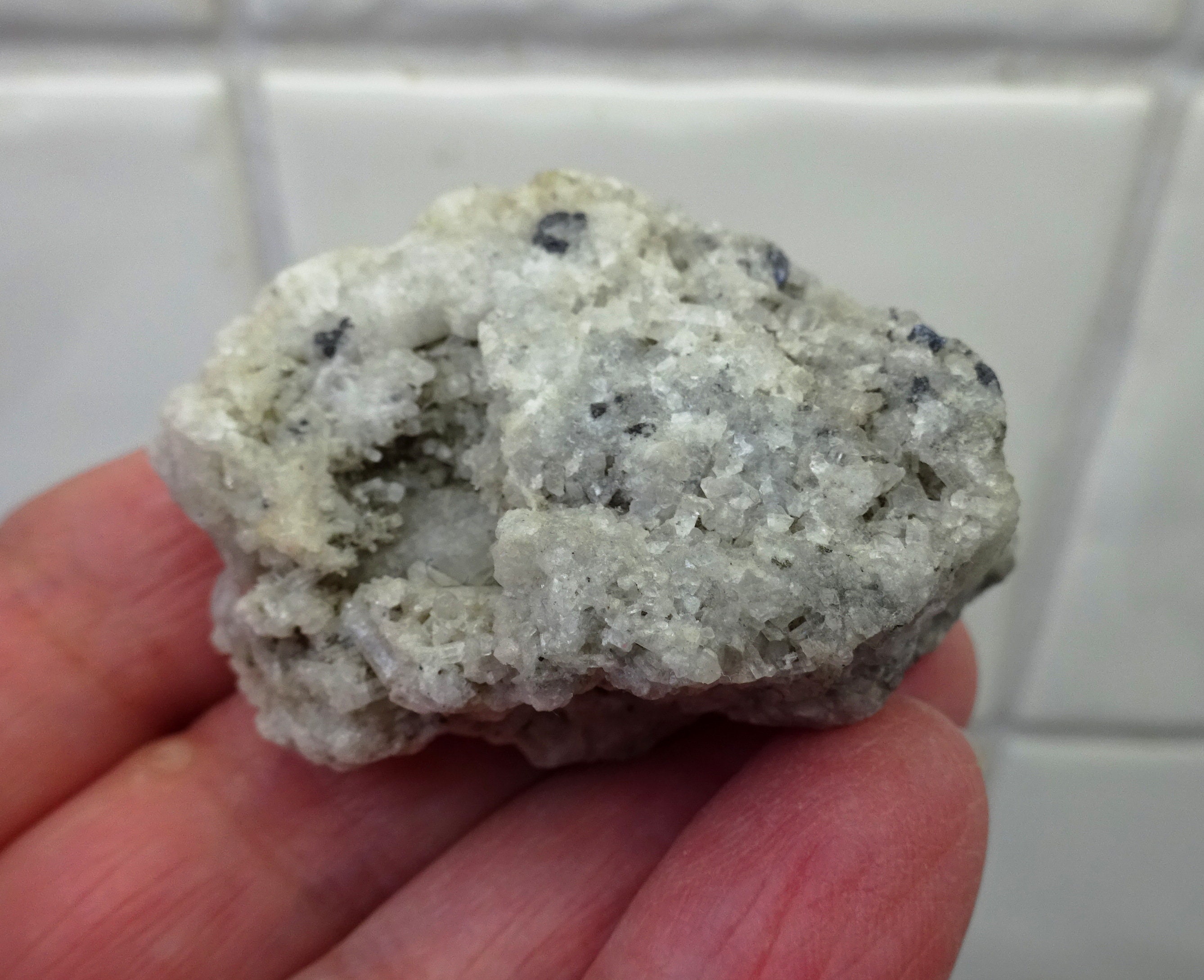 Calcite With Chalcopyrite & Galena From Wheal Wrey Cornwall. Rare ...