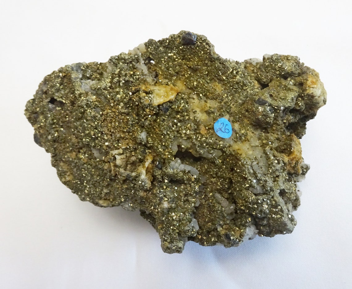 Cornish Iron Pyrite & Quartz, Cornwall UK. Provenance the Levers ...