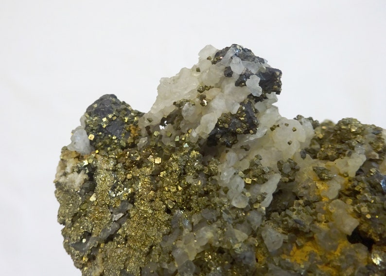 Cornish Iron Pyrite & Quartz, Cornwall UK. Provenance the Levers ...
