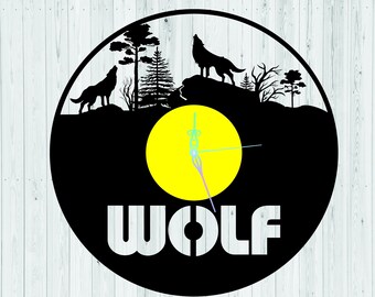 Wall Clock Laser Cut Dxf Glowforge Svg Template CNC Router - Etsy