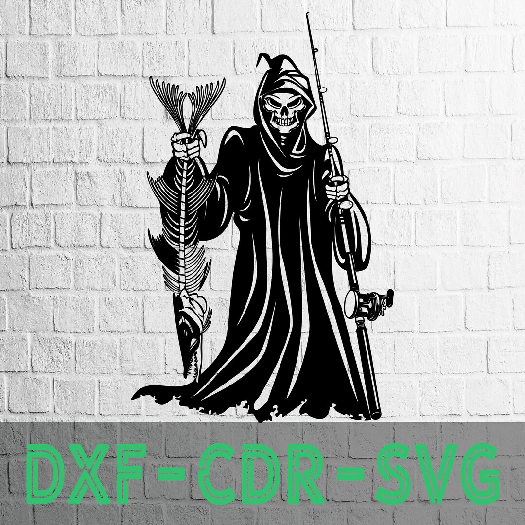 Death Wall Decor Svg Cut File, Animal Dxf Files, Plasma Cut File, Wall ...