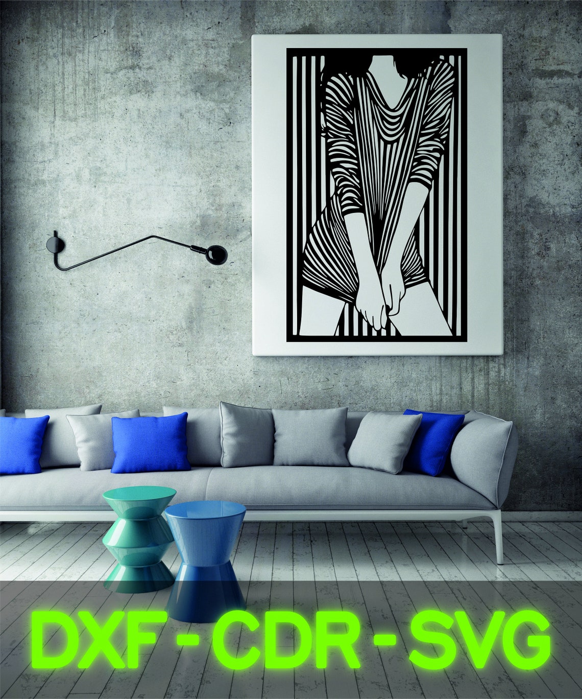 Woman Laser CNC Dxf Files Gravür Svg Files Plasma Laser Files CNC ...