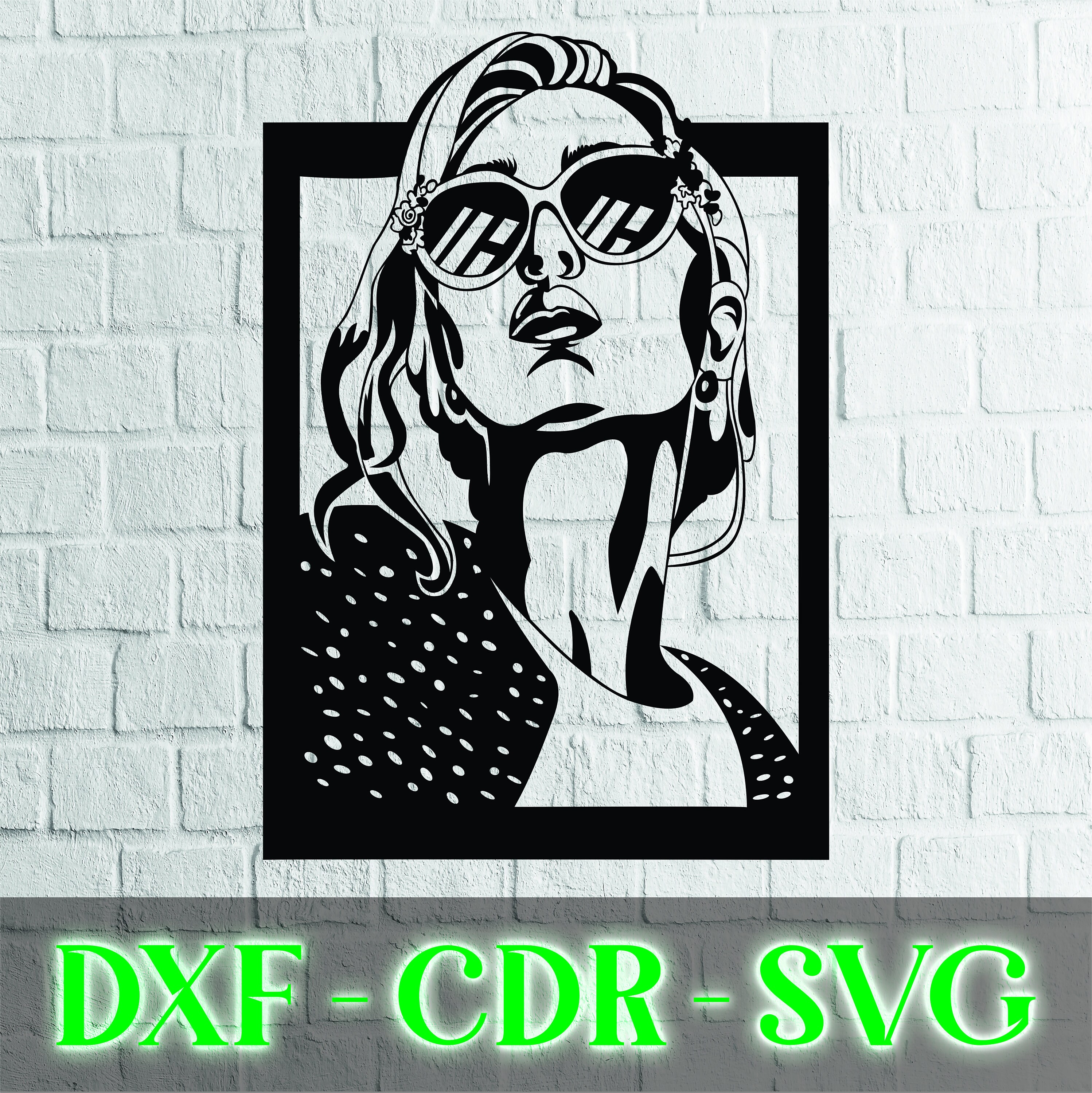 Woman Silhouette Wall Art Svg Cut File, Human, Woman Dxf Files, Plasma ...