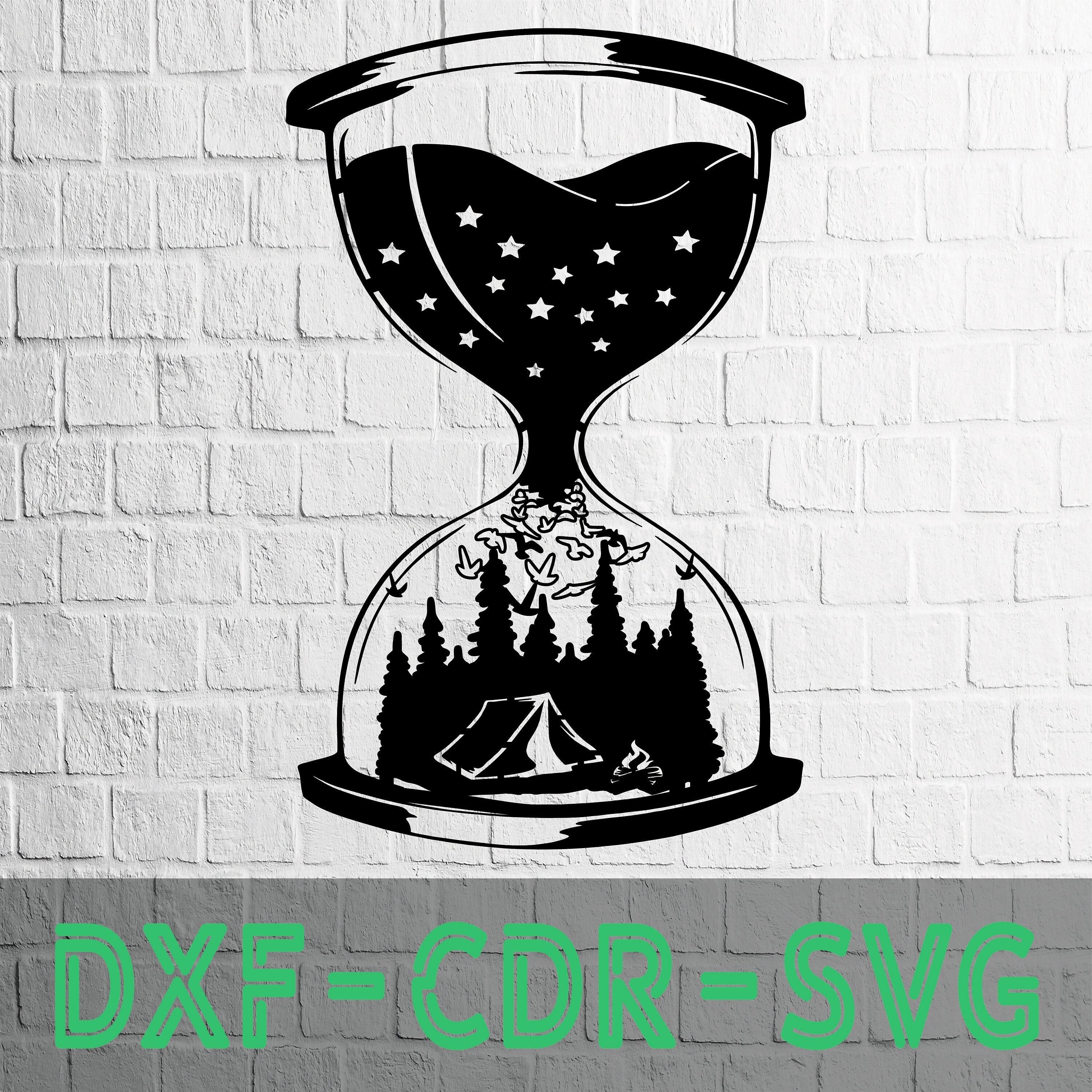 Hourglass Wall Panel Svg Cut File, Dxf Files, Plasma Cut File, Wall Art ...