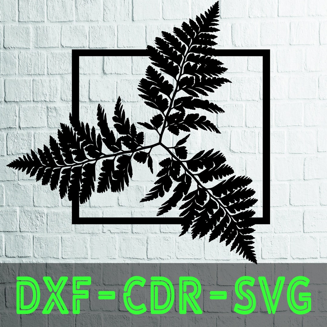 Leaves Panel Wall Art Svg Cut File, Dxf Files, Plasma Cut File, Wall ...