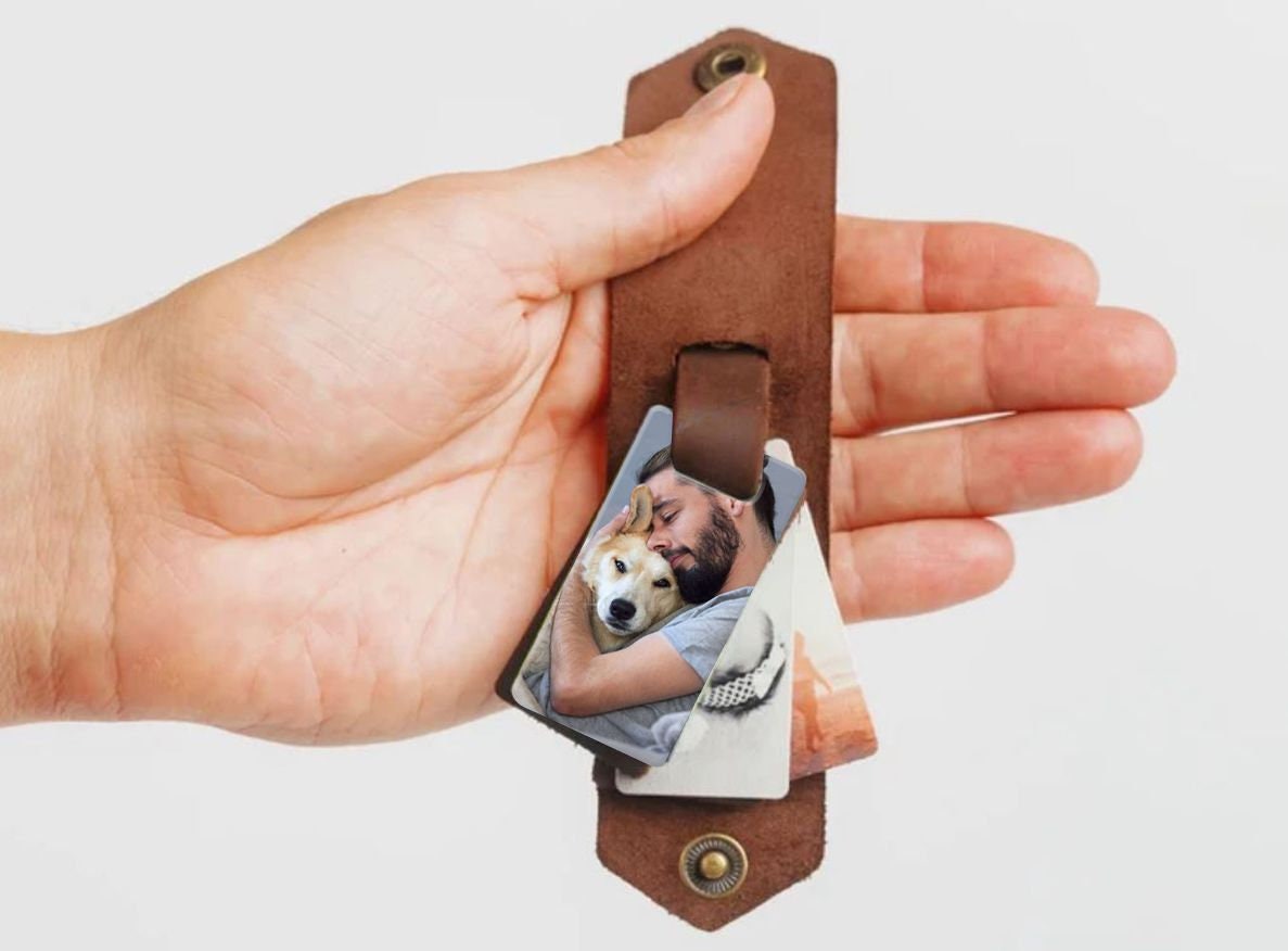 Engraved Key Holder With Your Photo, Personalized Photo Keychain ...