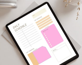 PDF DIGITAL PLANNER Printable Organizer Daily & Weekly - Etsy
