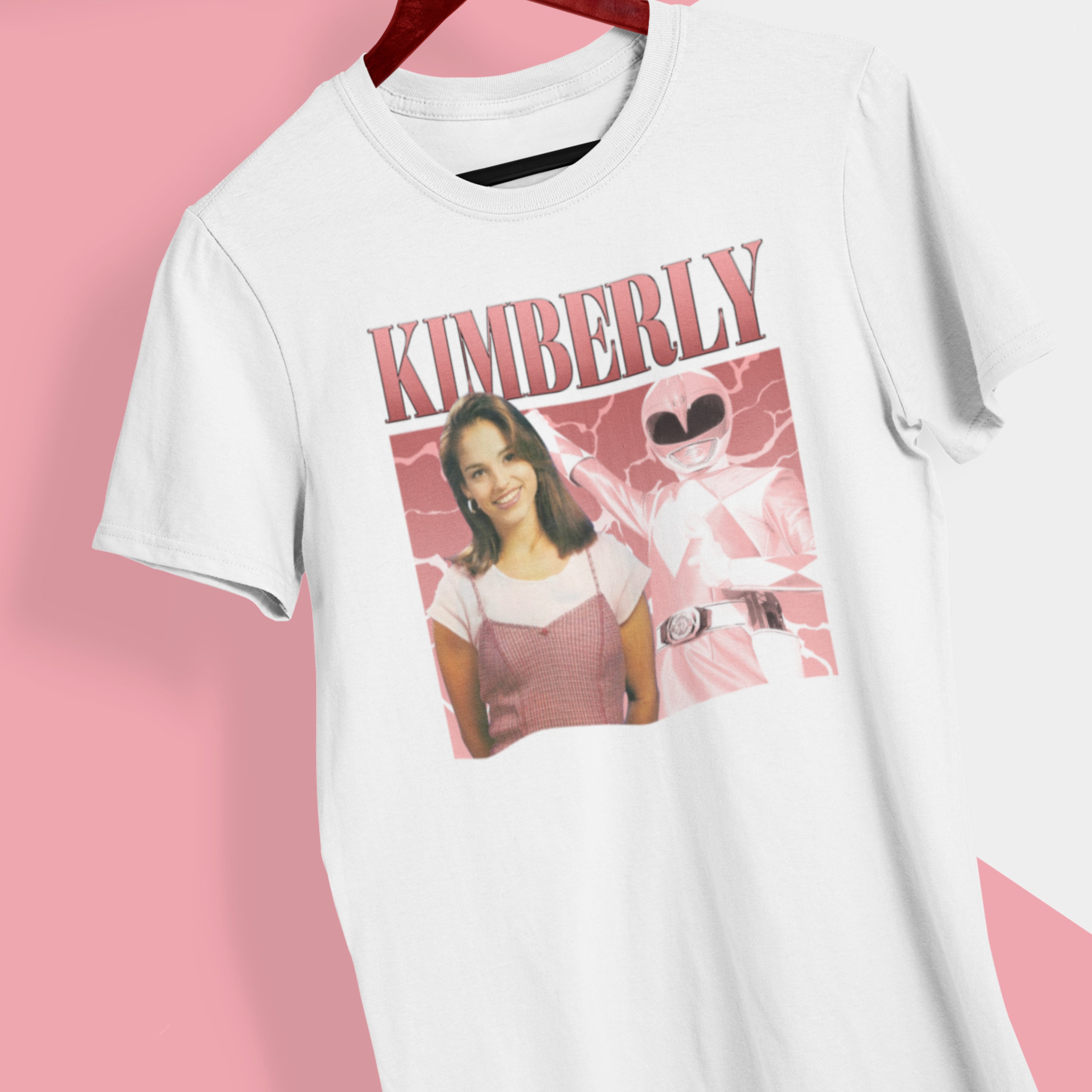 Pink Ranger Kimberly Vintage Style T-shirt | Power Rangers Shirt | 90s ...