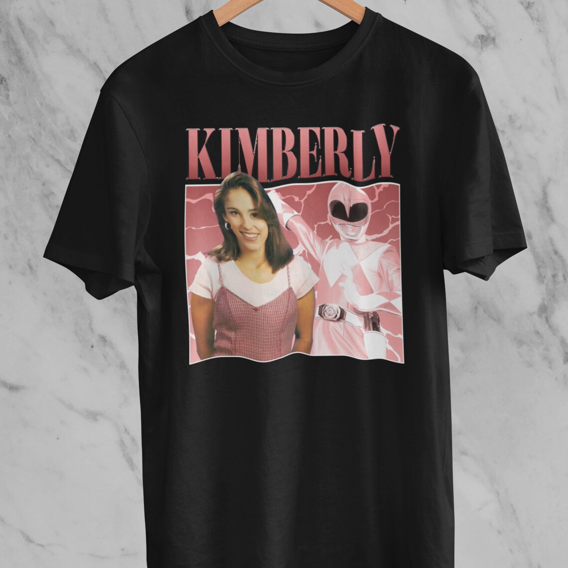 Pink Ranger Kimberly Vintage Style T-shirt Power Rangers Shirt 90s ...