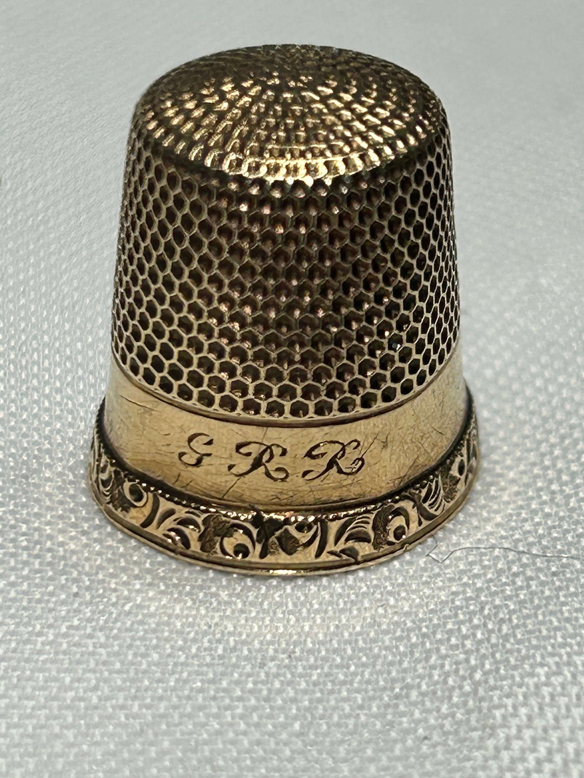 Rare Vintage Ernest Steiner Original Blue Enameled Thimble Case With A ...