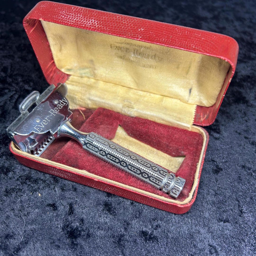 Ever-ready Shovel Head Single Edge Razor 1950s Original Box - Etsy