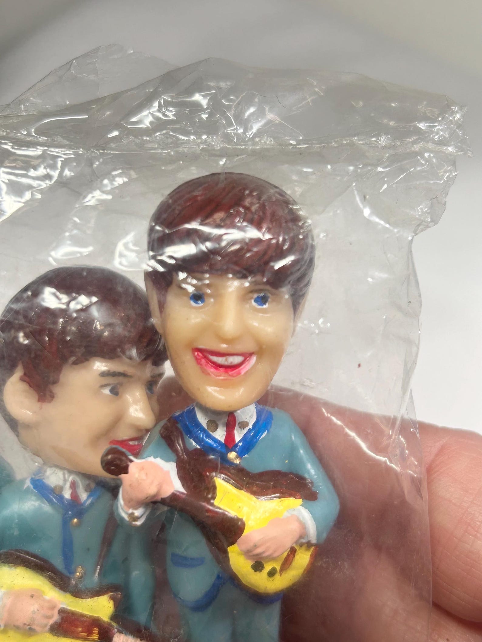 Rare Beatles Bobble Head Cake Toppers 1960s Original Packaging Never ...
