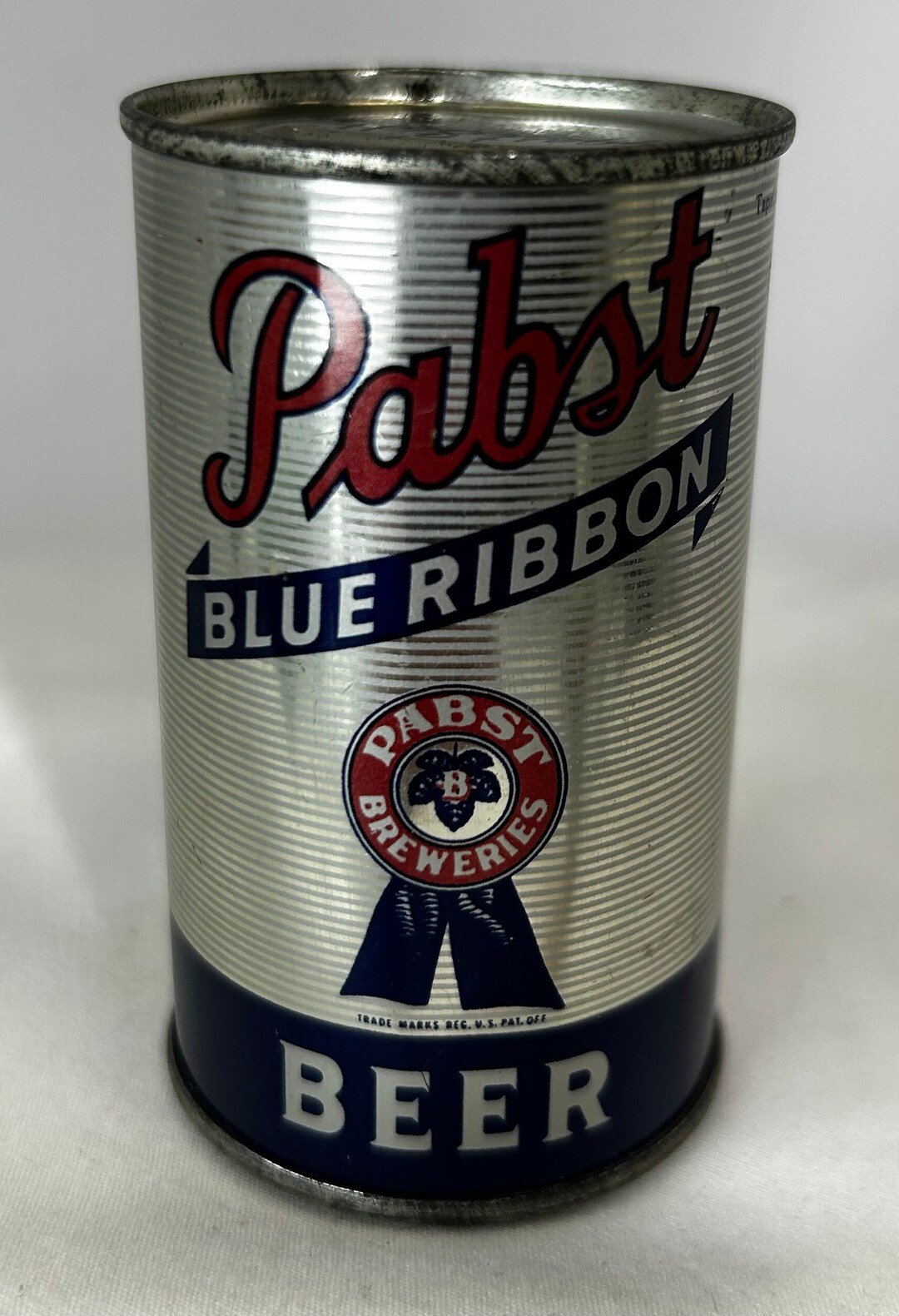 Vintage Mini Pabst Blue Ribbon Beer Can Bank - Etsy