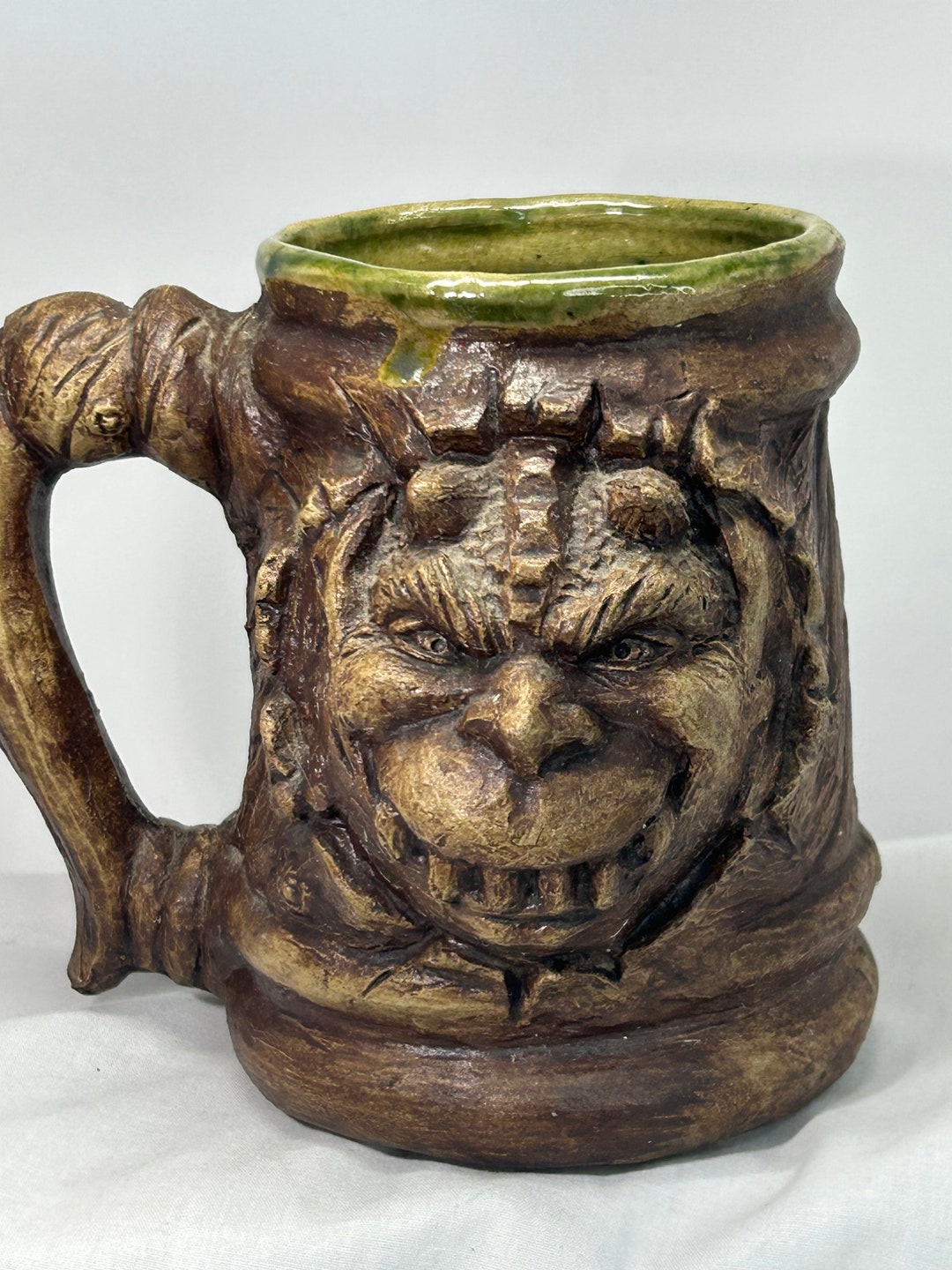 Rare Tom Razooly Pottery Gargoyle Coffee Mug/cup the Great Razooly. - Etsy