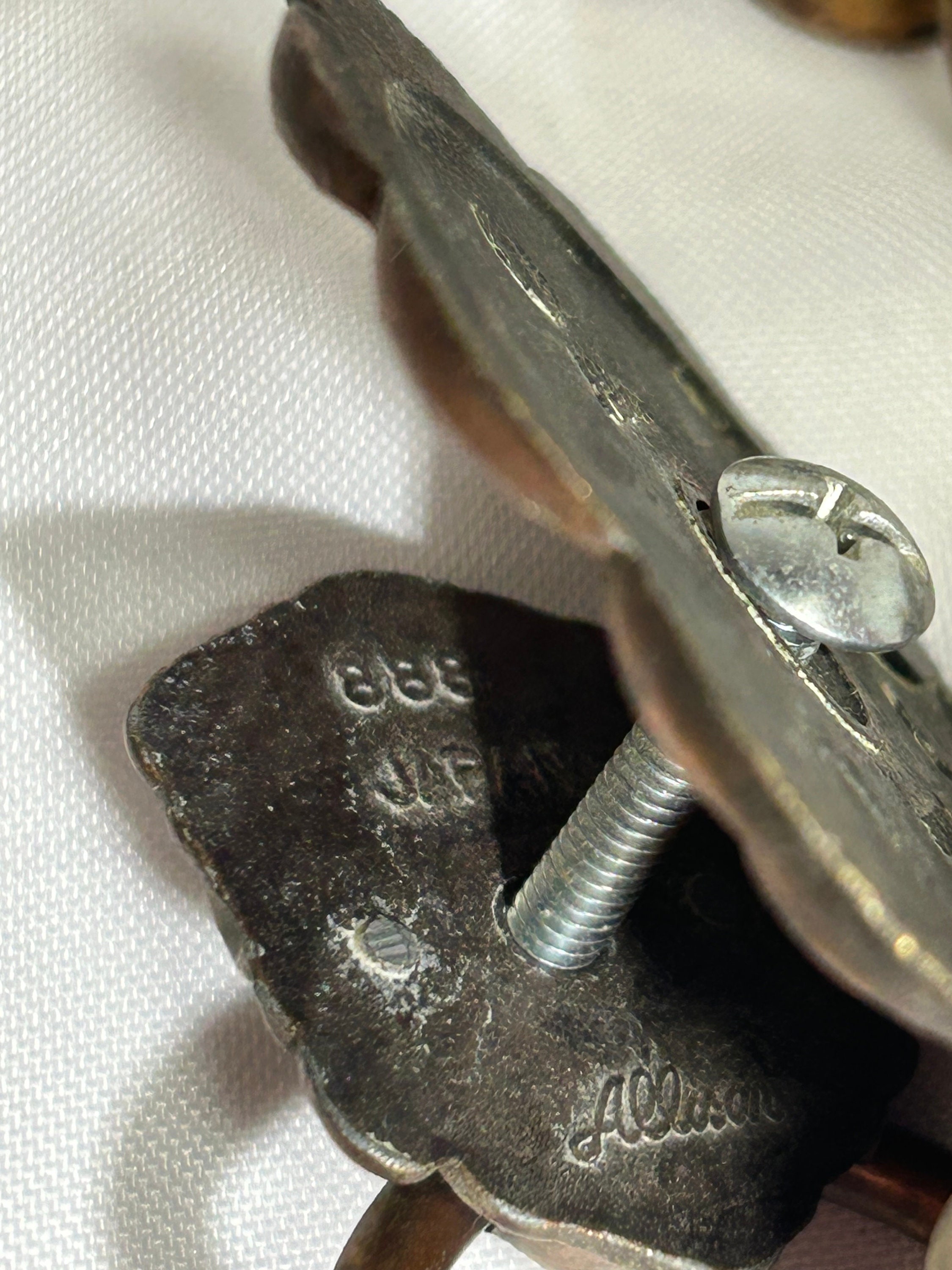 6 Vintage Allison Lion Knocker Drawer Pulls,back Plate and Screws MCM ...