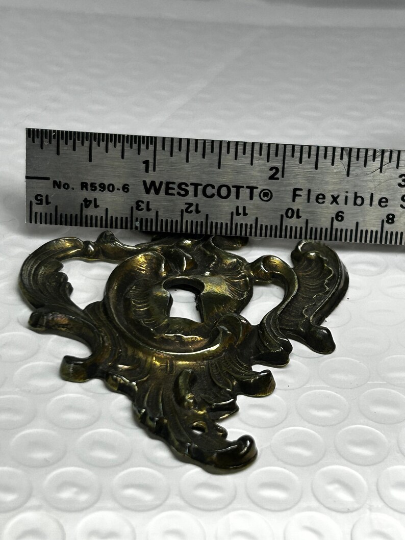 Antique Keeler Brass Skeleton Keyhole Cover Plates Set of 6 - Etsy