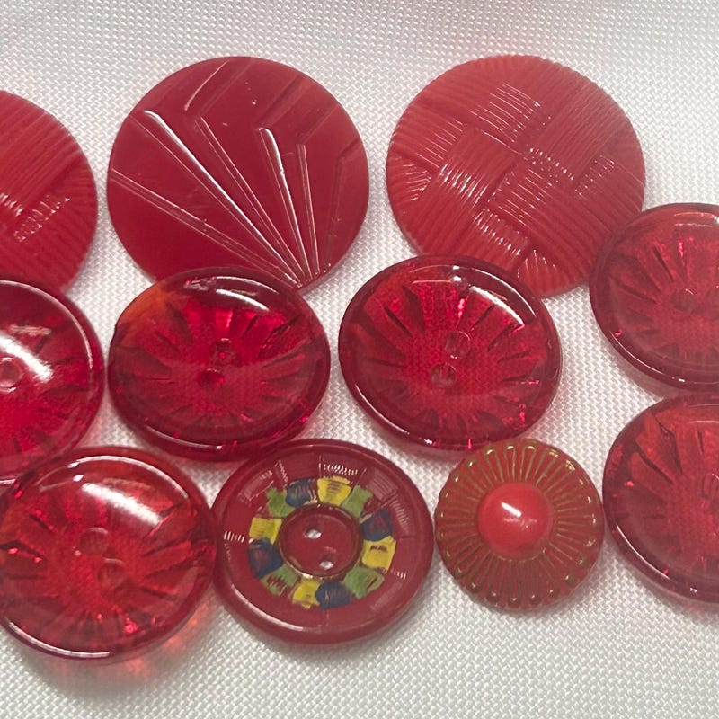 Glass Buttons - Etsy