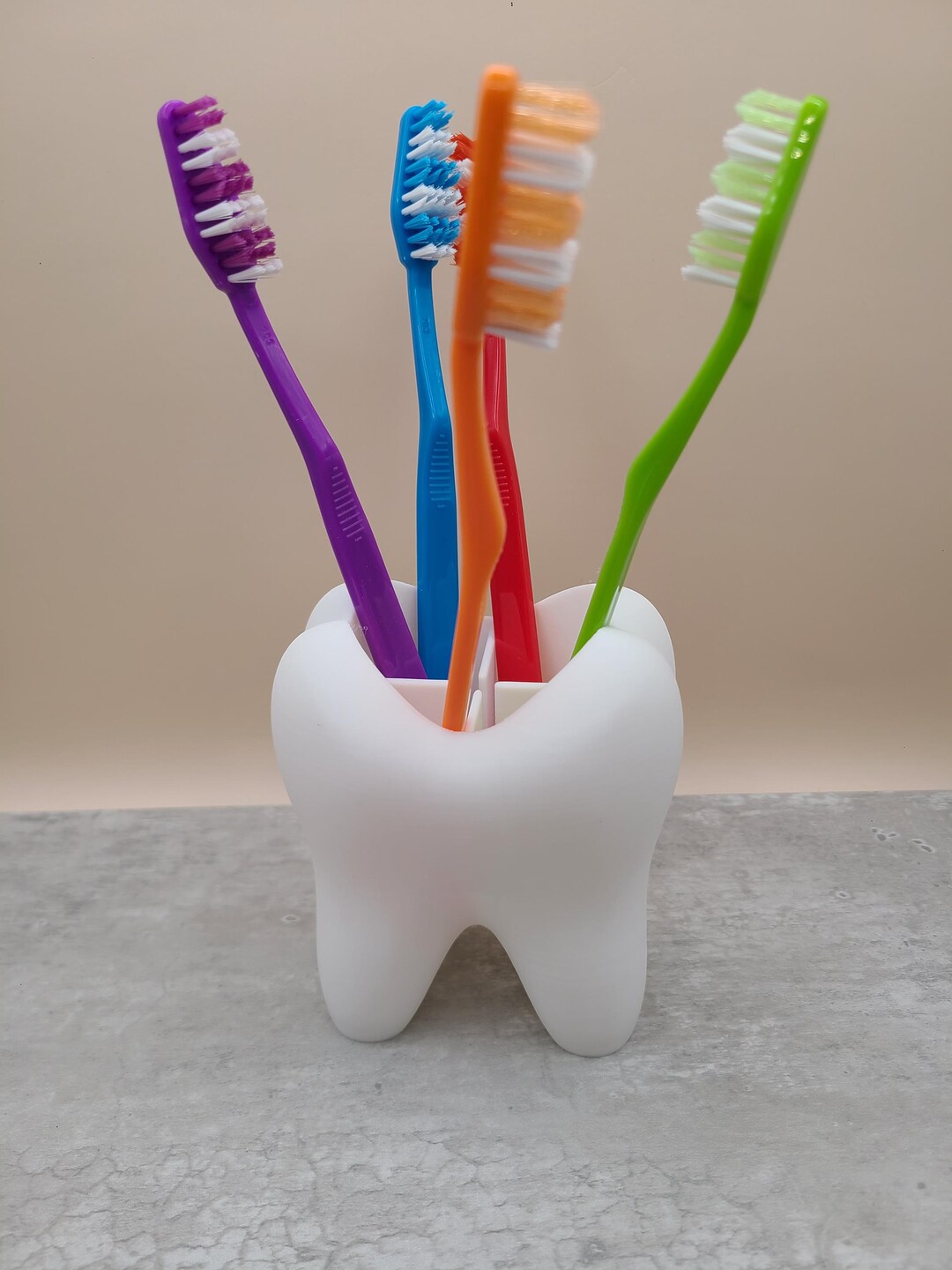 Toothbrush Holder Tooth Themed Bathroom Decor Cute and Quirky ...
