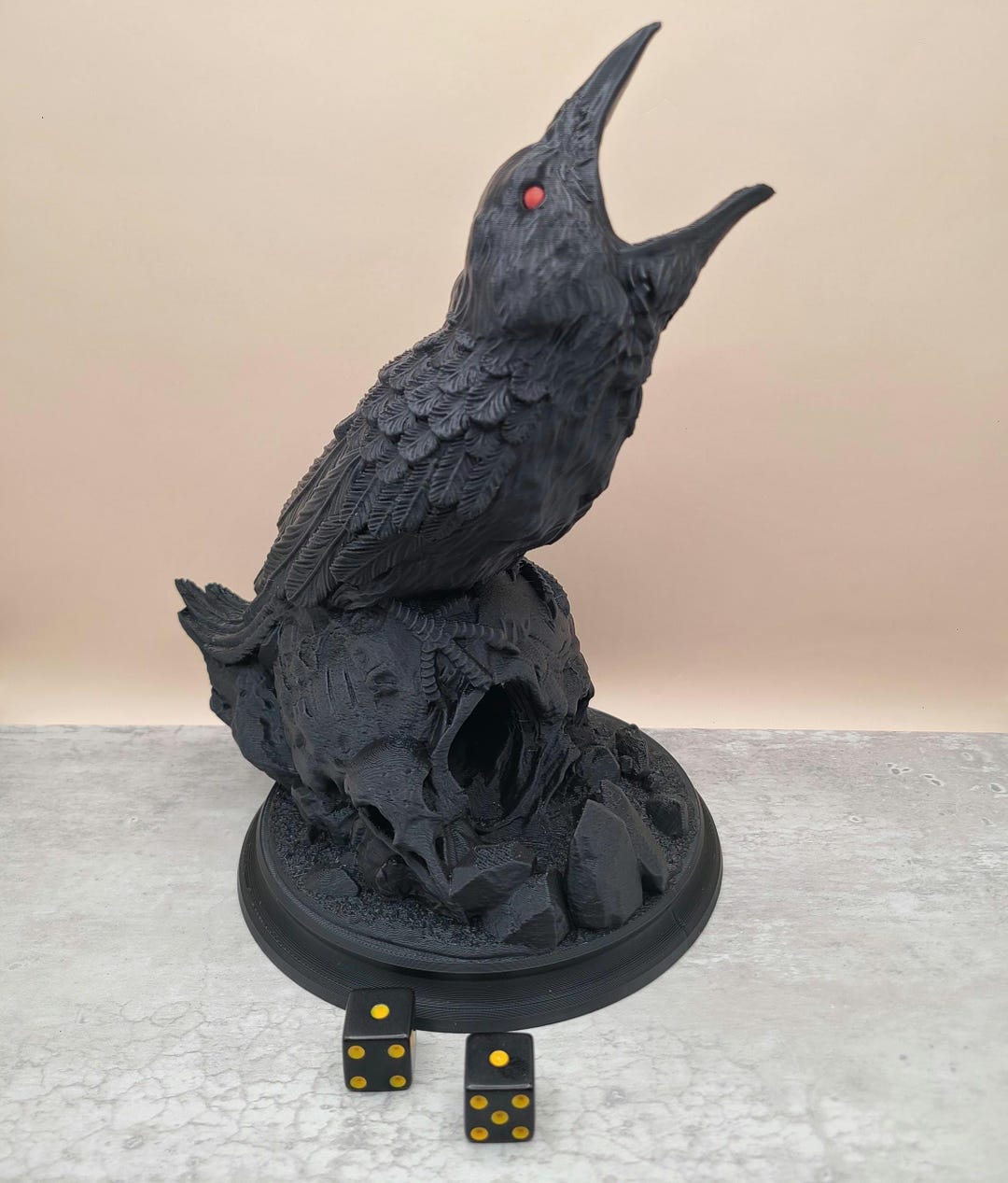 Gothic Raven Dice Tower D&D and Tabletop Gaming Accessory - Etsy