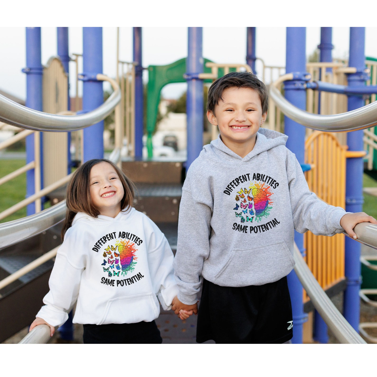 Different Abilities Same Potential Kids Hoodie, Special Education Sweat ...