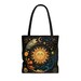 Celestial Sun & Stars Canvas Tote Bag, Boho Sun Tote, Gift for Her ...