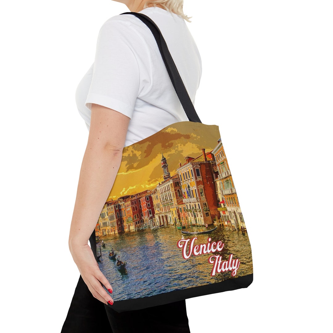 Italy Canvas Tote Bag Venice Italy Vacation Tote Bag Tote - Etsy