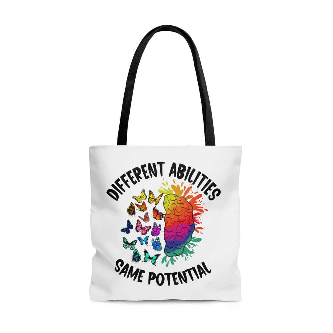 Different Abilities Same Potential Tote Bag, Special Education Teacher ...