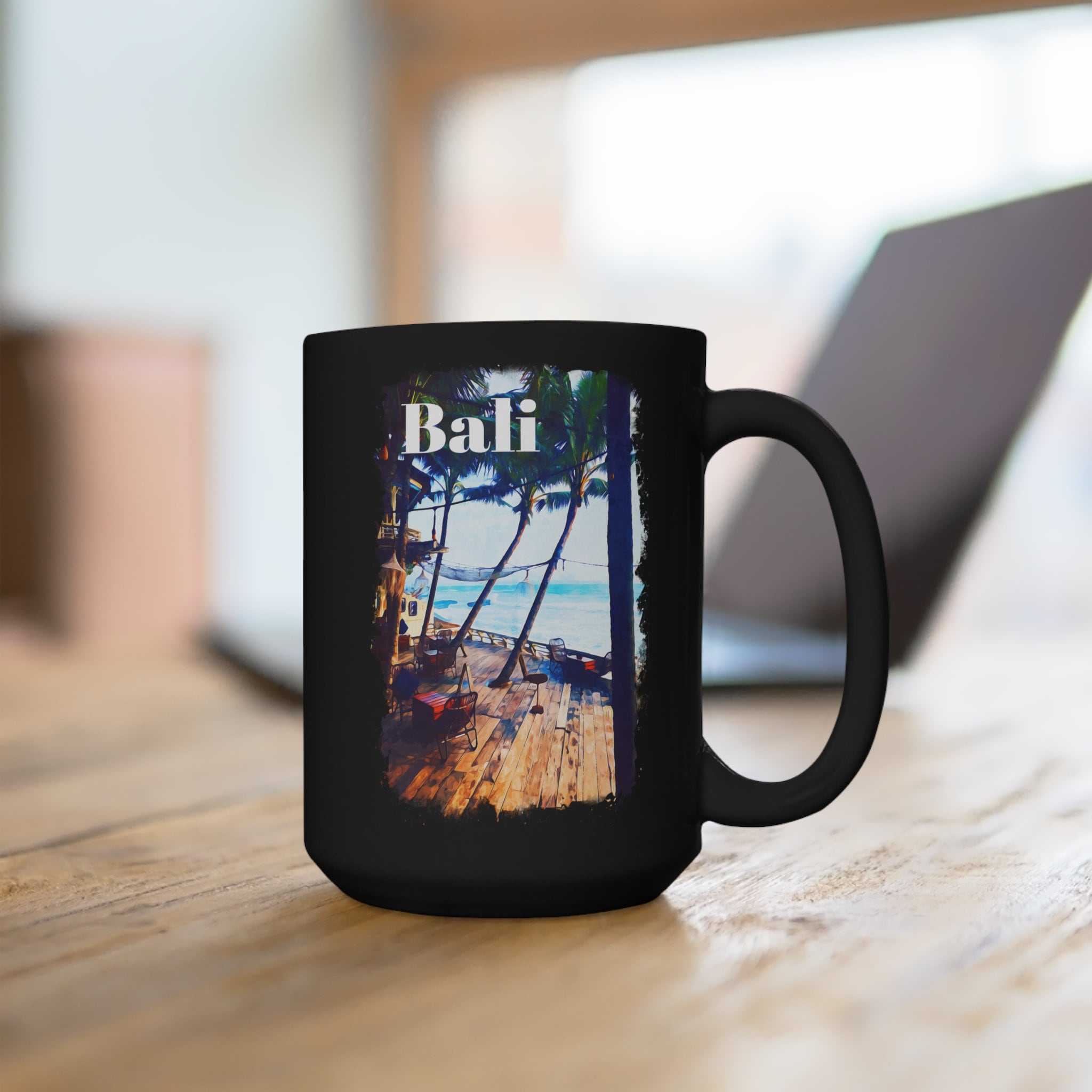Bali Indonesia Coffee Mug, Bali Beach Mug, Bali Vacation Coffee Mug ...