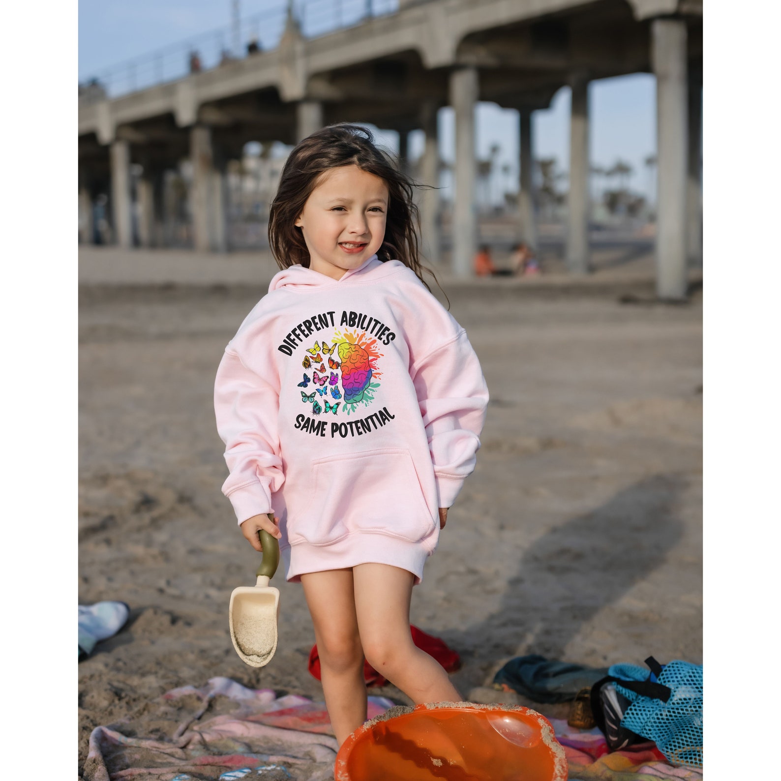 Different Abilities Same Potential Kids Hoodie, Special Education Sweat ...