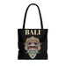 Balinese Mask Canvas Tote Bag, Bali Vacation Tote, I Love Bali Tote Bag ...