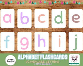 Alphabet Printable Flashcards for Kids, Alphabet Activities, Digital ...