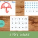 Umbrella Counting Montessori Math Printable Activity, Numbers 1-10 ...